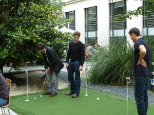 Visite des bureaux de Google France à Paris